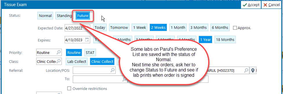 Cannot Print Lab Orders in EPIC - Auto – CareDesk