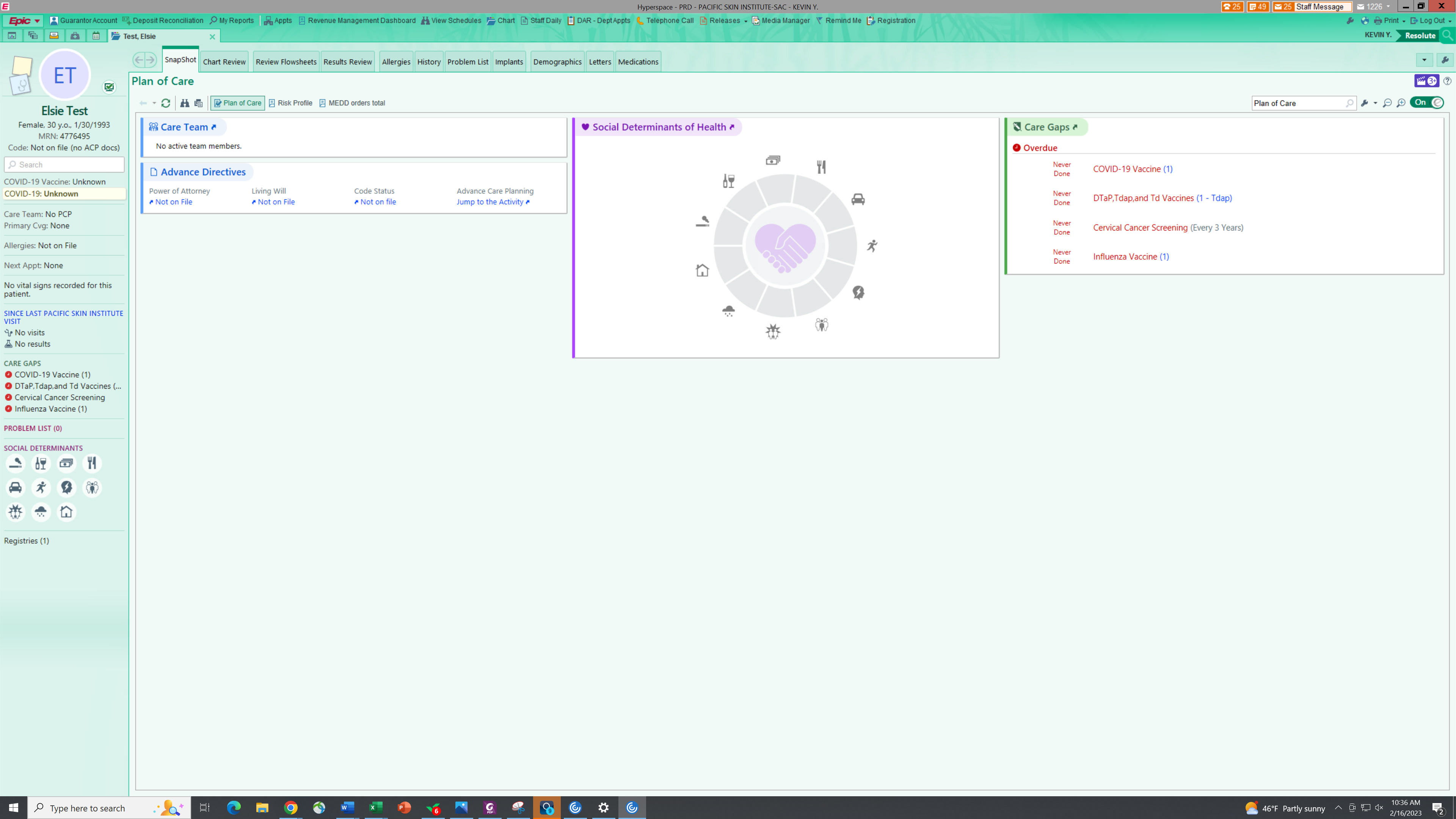 EPIC Window Frozen - Citrix Issue – CareDesk