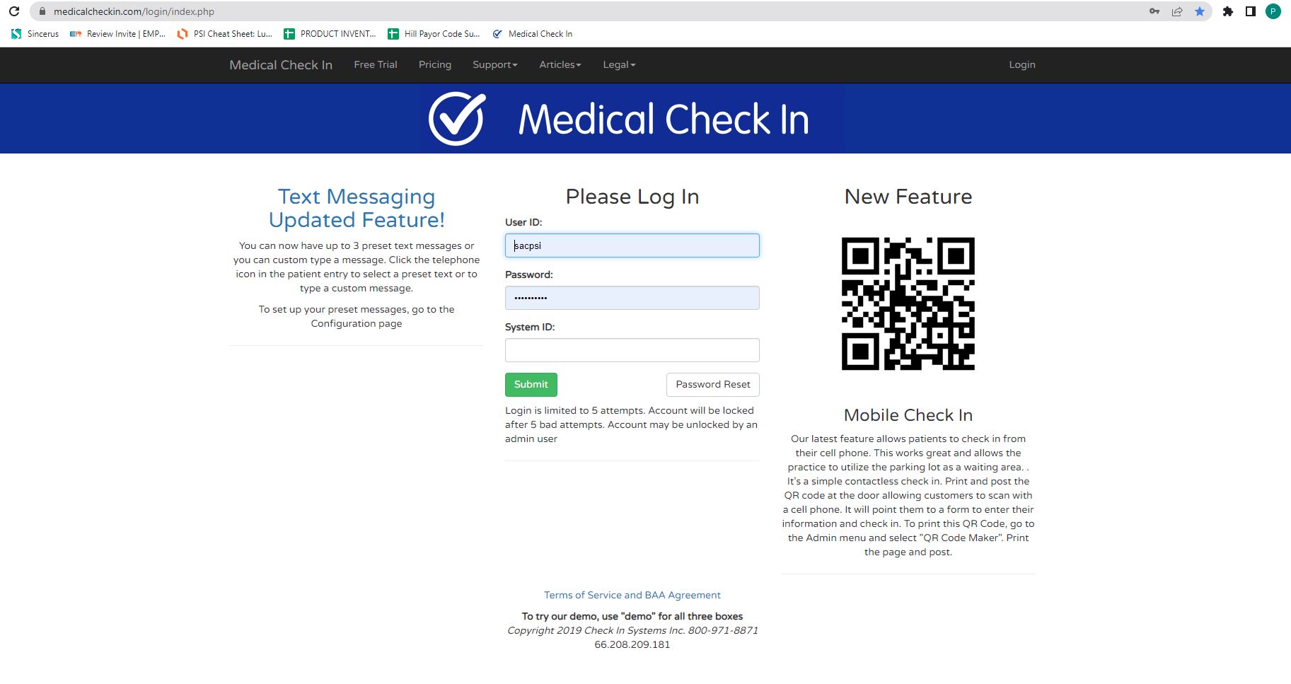 Check-in System - Medical Check-In - SACRAMENTO/FOLSOM/ELKGROVE – CareDesk