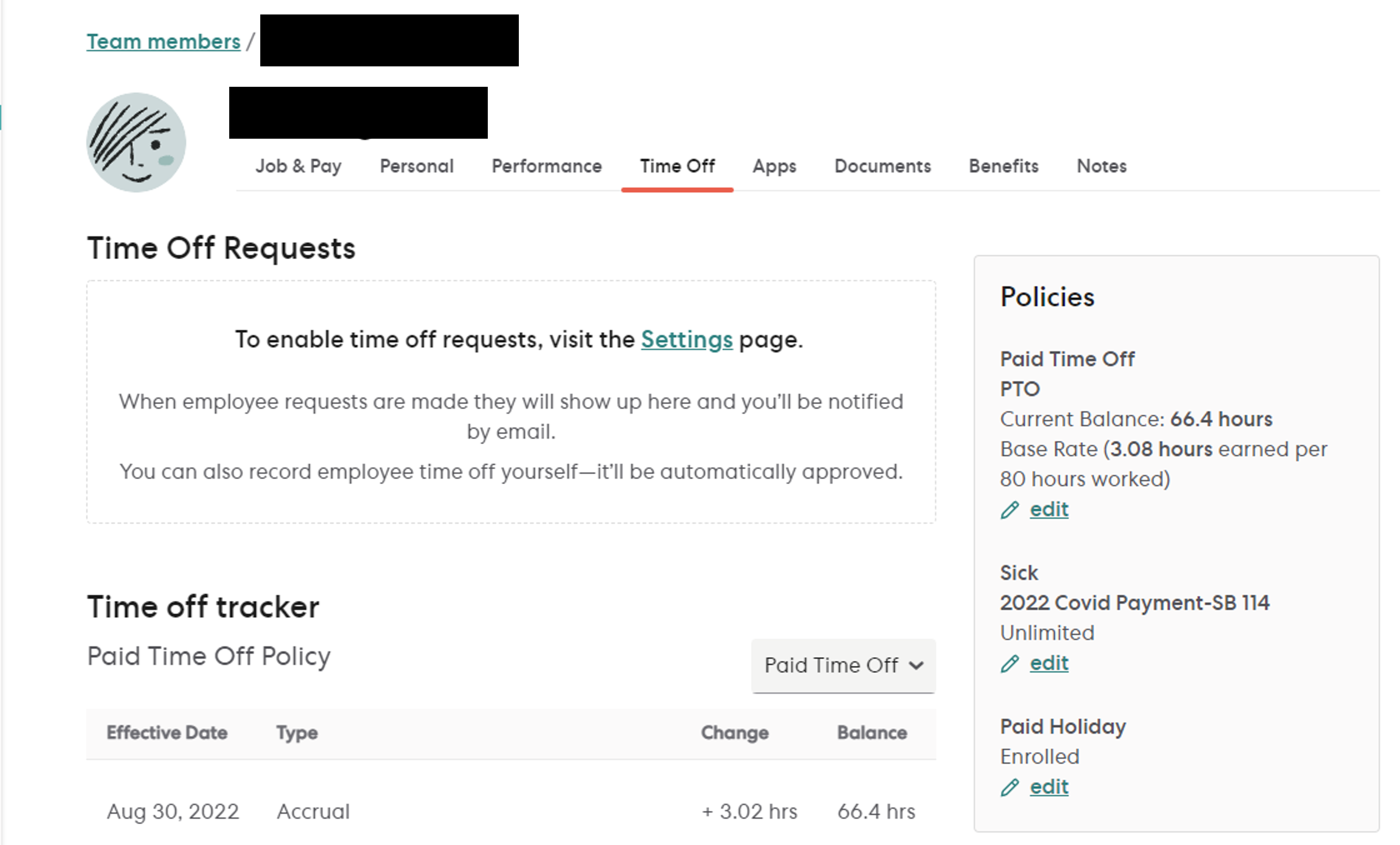 How to know your PTO Balance – CareDesk